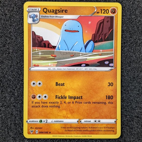Pokemon | Toys | Vivid Voltage Pokemon Card Quagsire 8485 | Poshmark